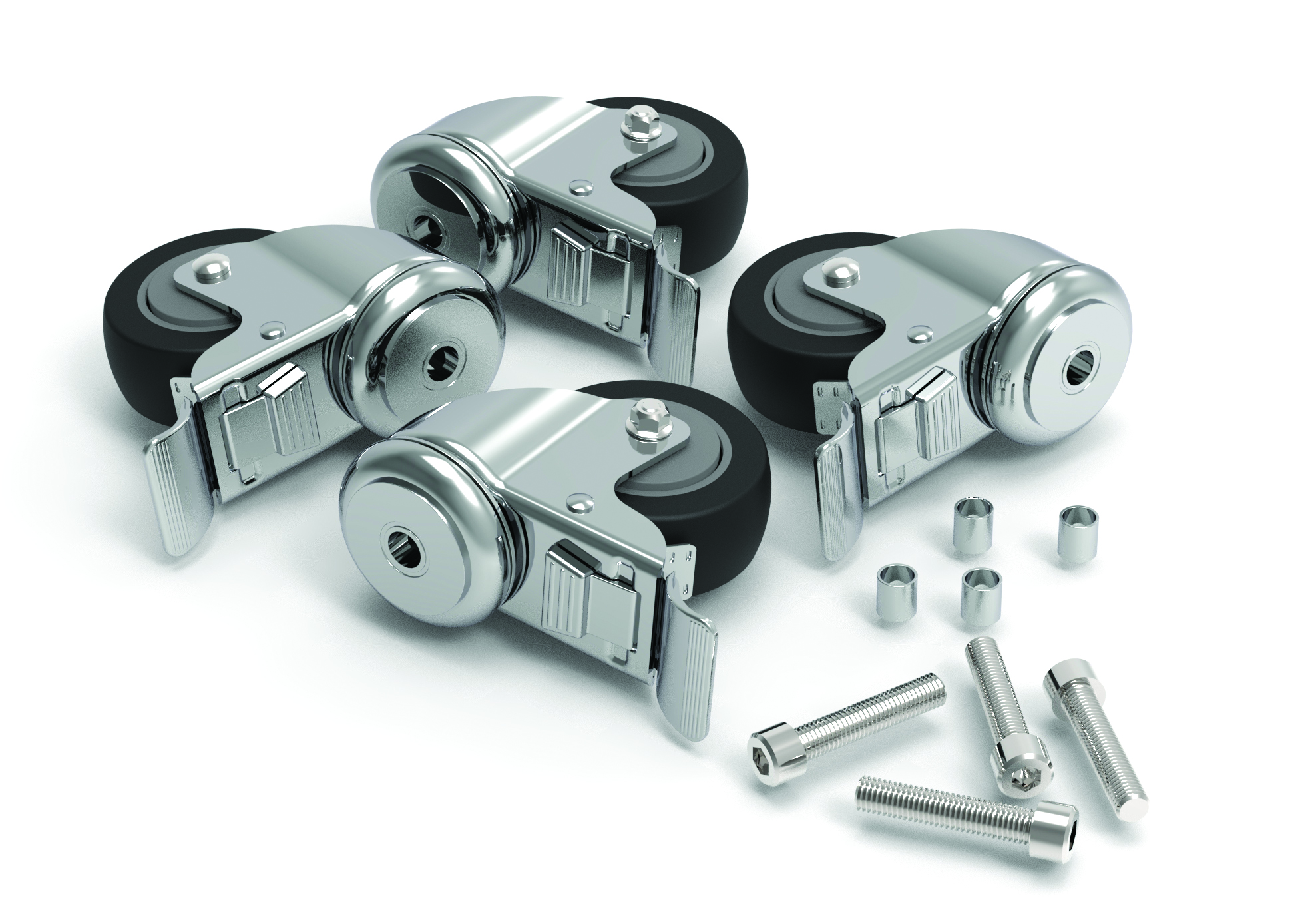 ShadowSpec Stainless Steel Castor Wheels • Umbrella Specialist